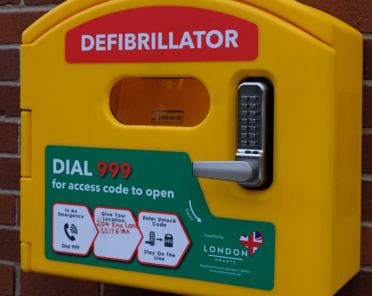 MBC’s aquires a second defibrillator, and this one is positioned on an ...